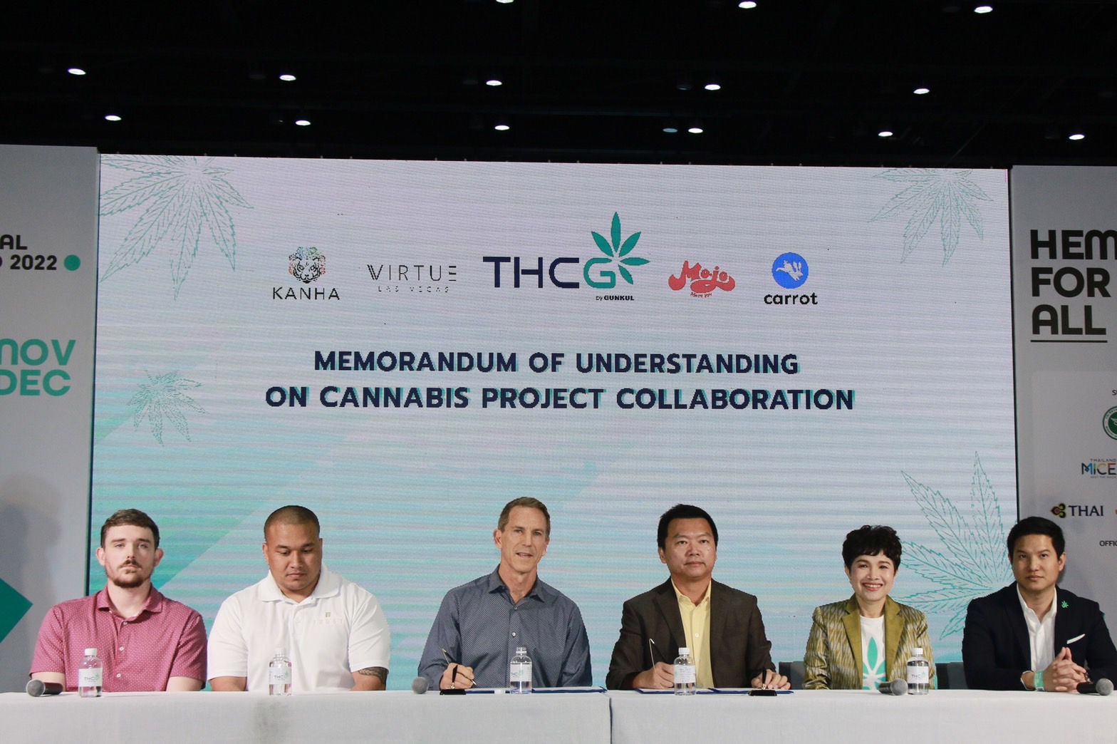 GUNKUL ส่ง THCG เซ็น MOU Kanha Mojo Virtue และ Carrot ลุยแปรรูปกัญชง ...